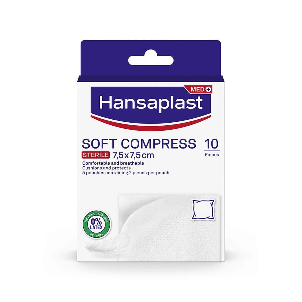 Hansaplast Sterile Compress | Sterile | Highly absorbent | Breathable ...